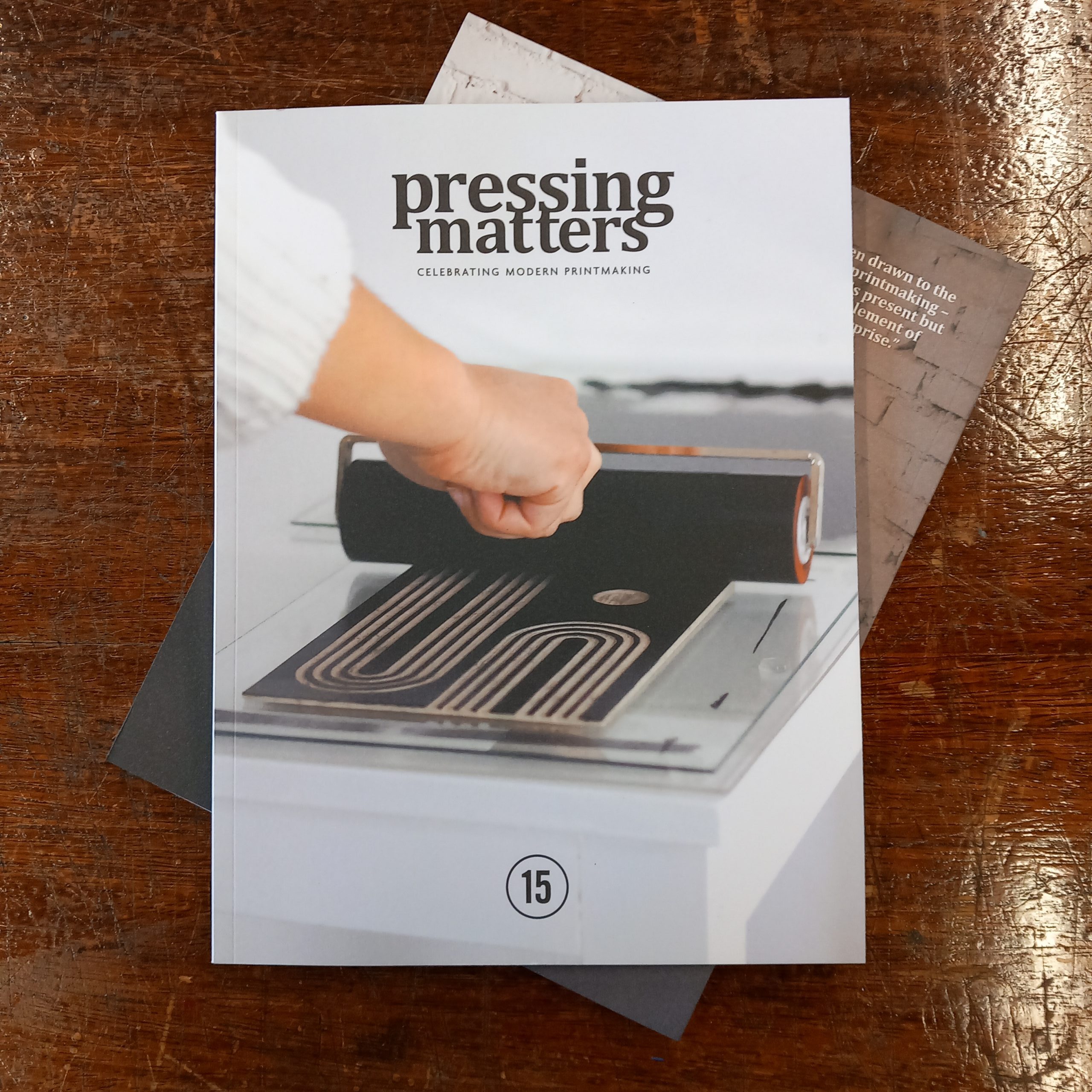 Pressing Matters Issue 15 — Green Door Printmaking Studio