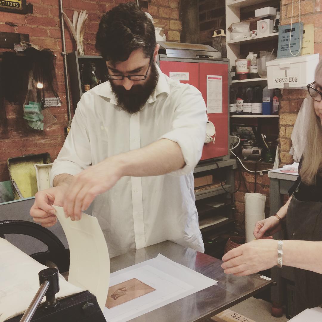 Acrylic Resist Etching for Beginners — Green Door Printmaking Studio