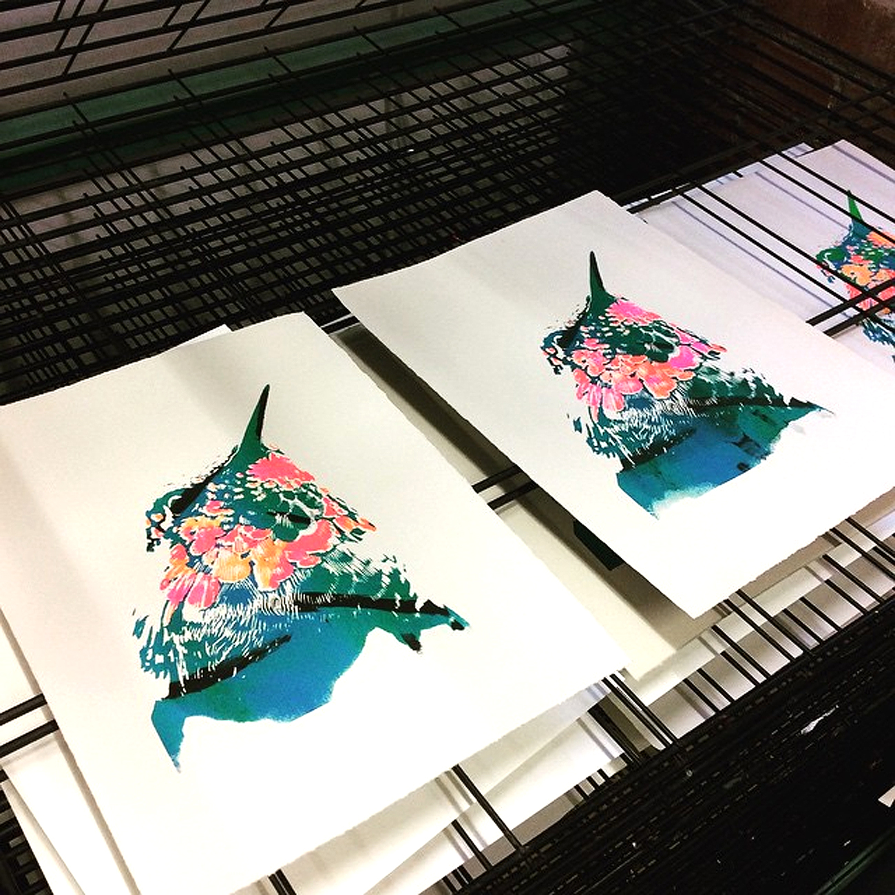 Screen Printing with Monotype — Green Door Printmaking Studio